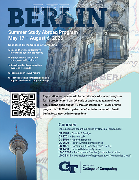 Berlin Summer 2026 Application Deadline Dec 1 | School of Computational ...